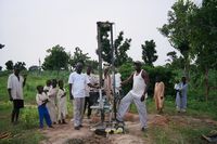 portable well drilling water drill small drill rig man portable drill ...